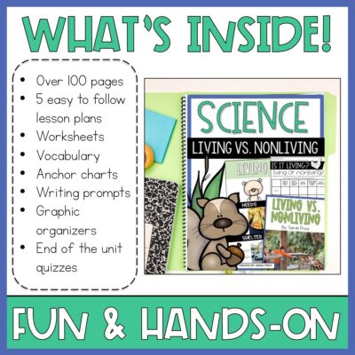1st & 2nd Grade Life Science - Living & Non-Living Things Activities ...