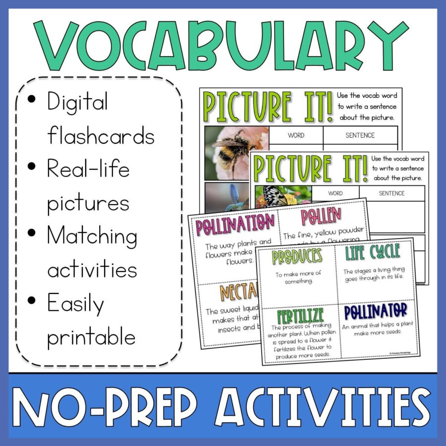 2nd & 3rd Grade Life Science - Pollination Digital Activities For ...