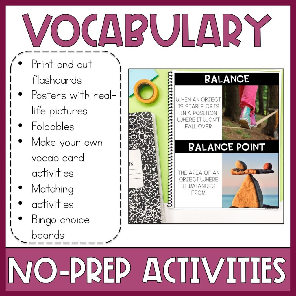 Gravity & Balance Activities, Lessons, Worksheets - 2nd & 3rd Grade ...