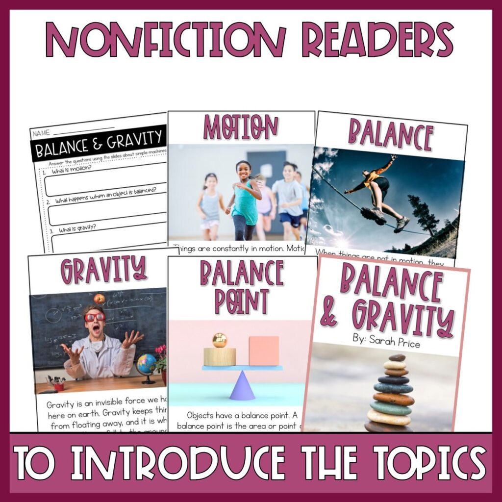 Gravity & Balance Activities, Lessons, Worksheets - 2nd & 3rd Grade ...