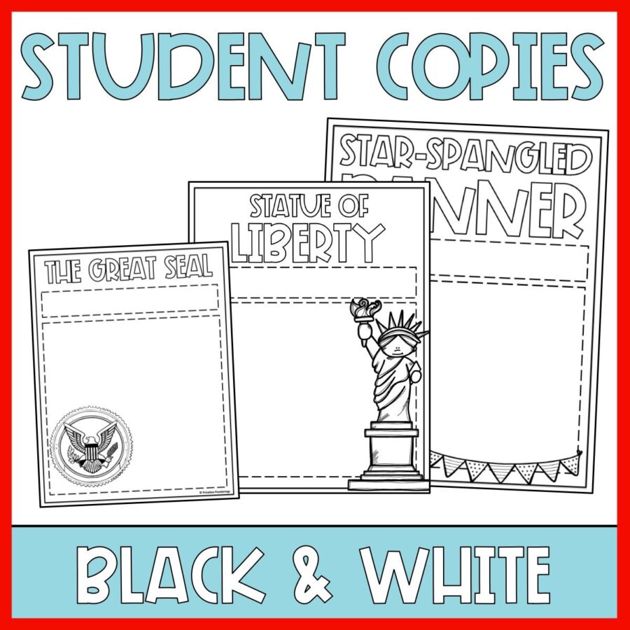 U.S. Symbols And United States Anchor Charts And Social Studies Posters ...