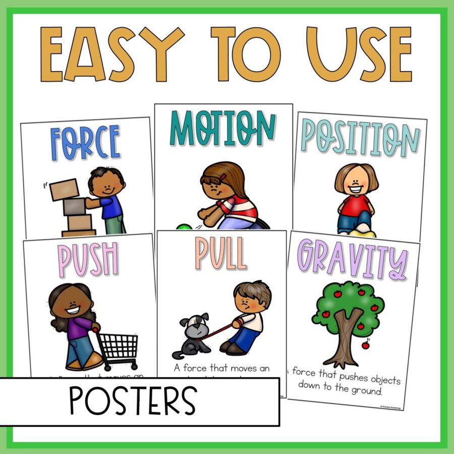 Force And Motion 2nd & 3rd Grade Science Unit Plans Force And Motion ...