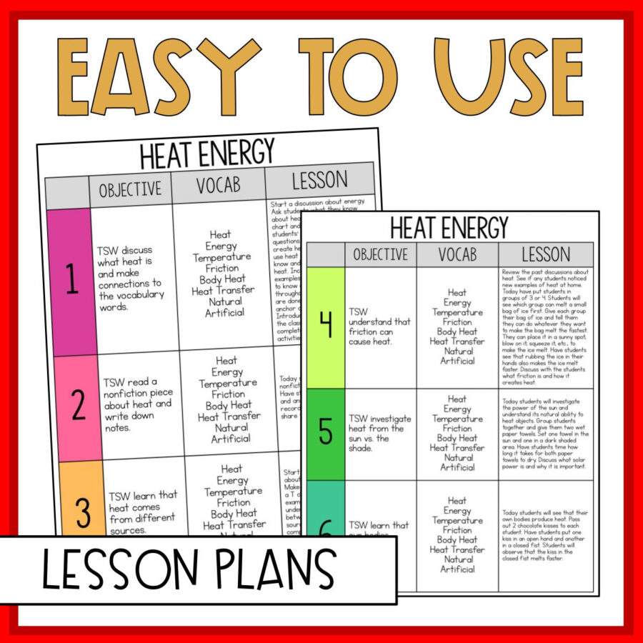 Heat Energy Experiments, Activities & Interactive Notebook - 2nd Grade ...