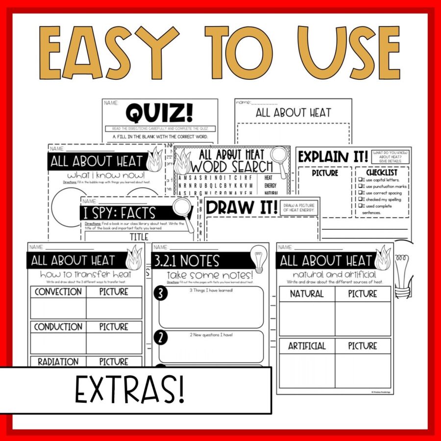 Heat Energy Experiments, Activities & Interactive Notebook - 2nd Grade ...