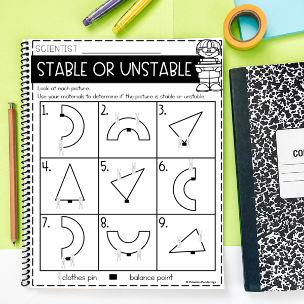 Easy Forces And Motion Unit: Physical Science Worksheets - Priceless ...