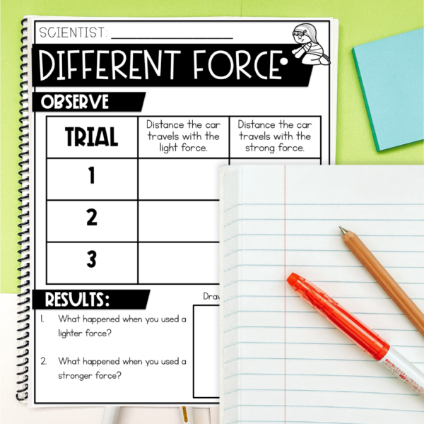 Easy Forces And Motion Unit: Physical Science Worksheets - Priceless ...