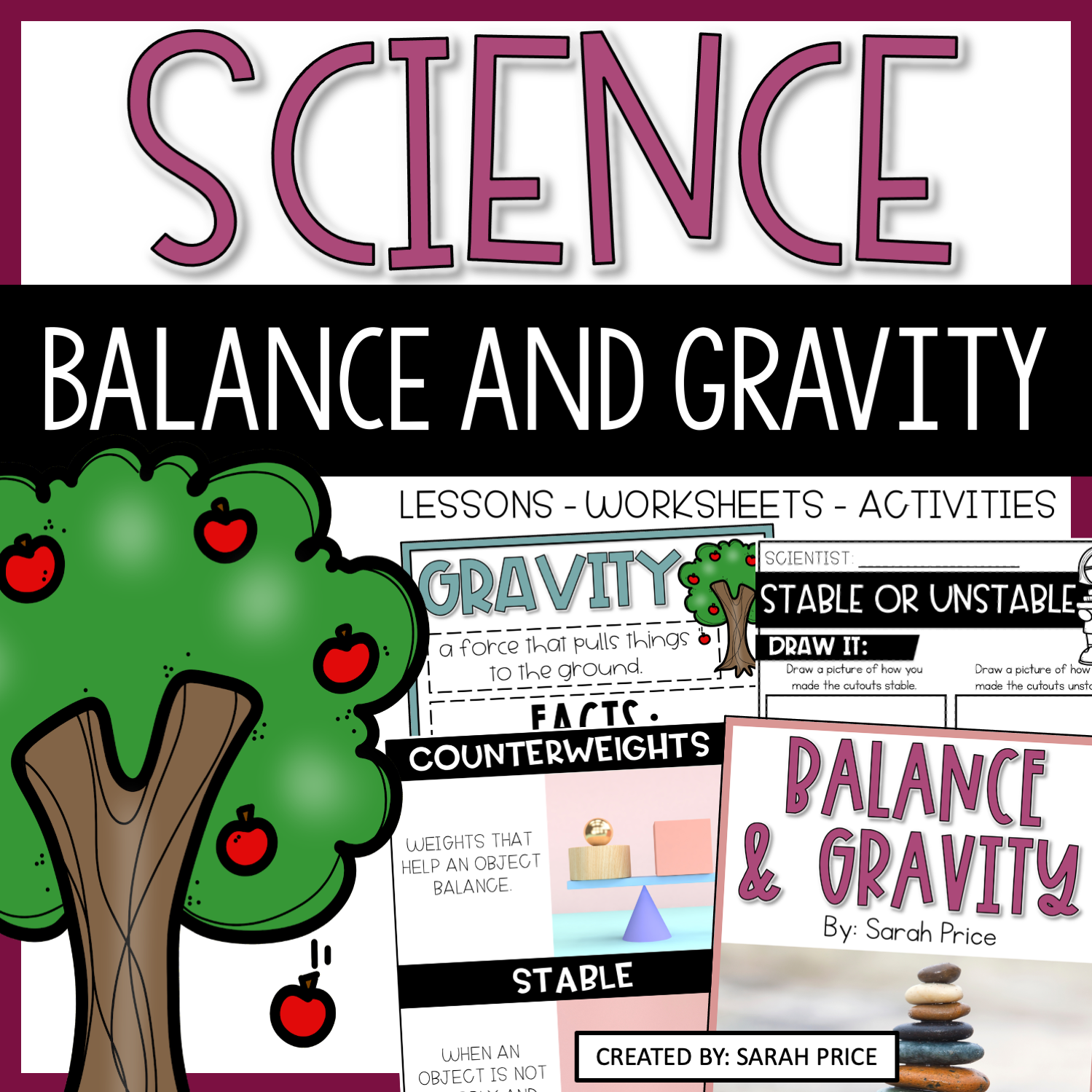 Easy Forces And Motion Unit: Physical Science Worksheets - Priceless ...