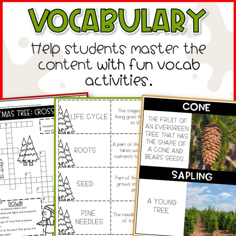 Christmas Tree Worksheets For December | Science, Social Studies, Math ...