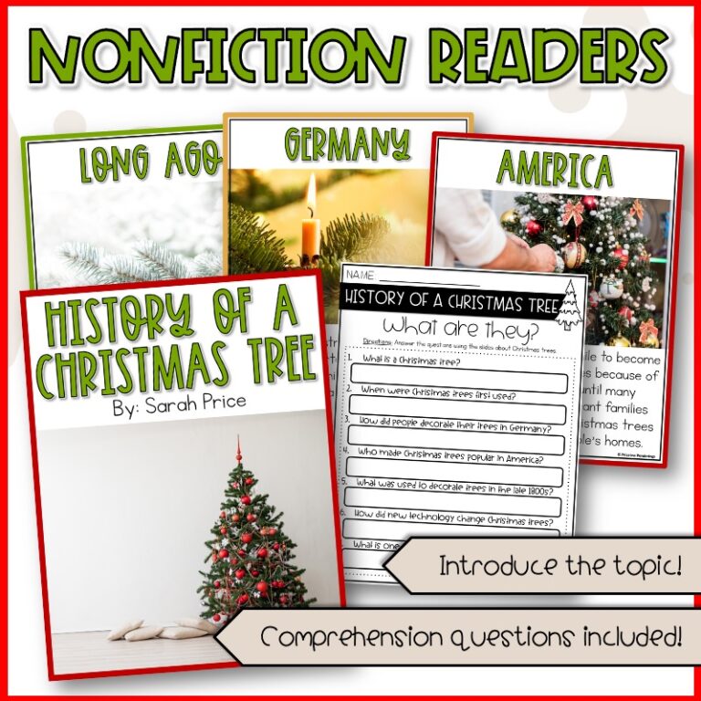 Christmas Tree Worksheets For December | Science, Social Studies, Math ...