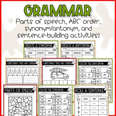 Christmas Tree Worksheets For December | Science, Social Studies, Math ...