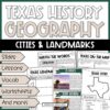 4th Grade Geography Worksheets | Texas Landmarks And Cities