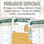 4th Grade Geography Worksheets | Texas Landmarks And Cities