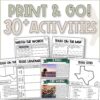 4th Grade Geography Worksheets | Texas Landmarks And Cities