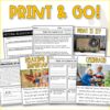 2nd & 3rd Grade August Reading Comprehension Worksheets