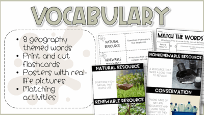 Texas Natural Resources | 4th Grade Social Studies Unit